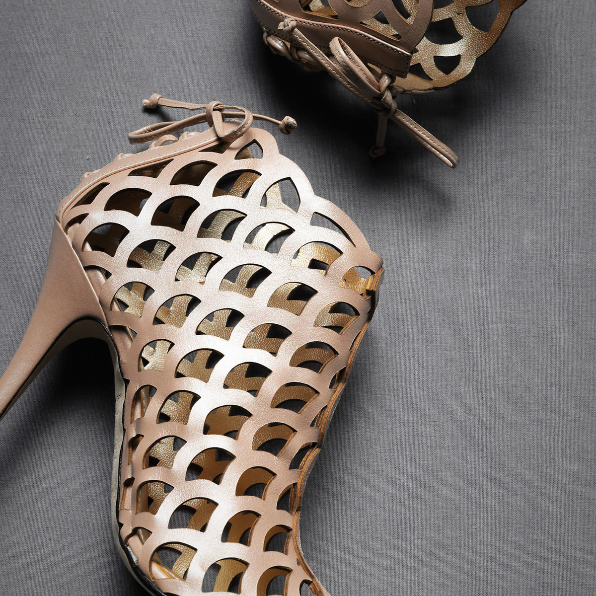 Chain-link Heels - Adinas Bridal