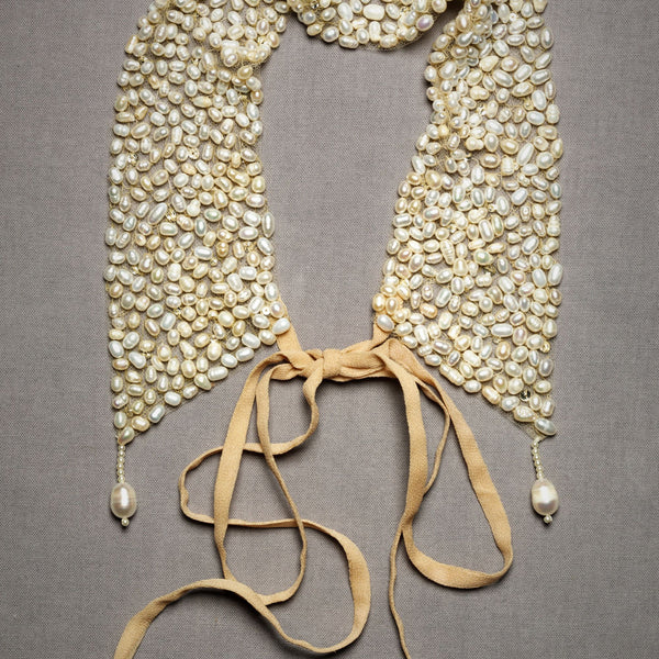 BHLDN Cobbled Pearl Collar - Adinas Bridal